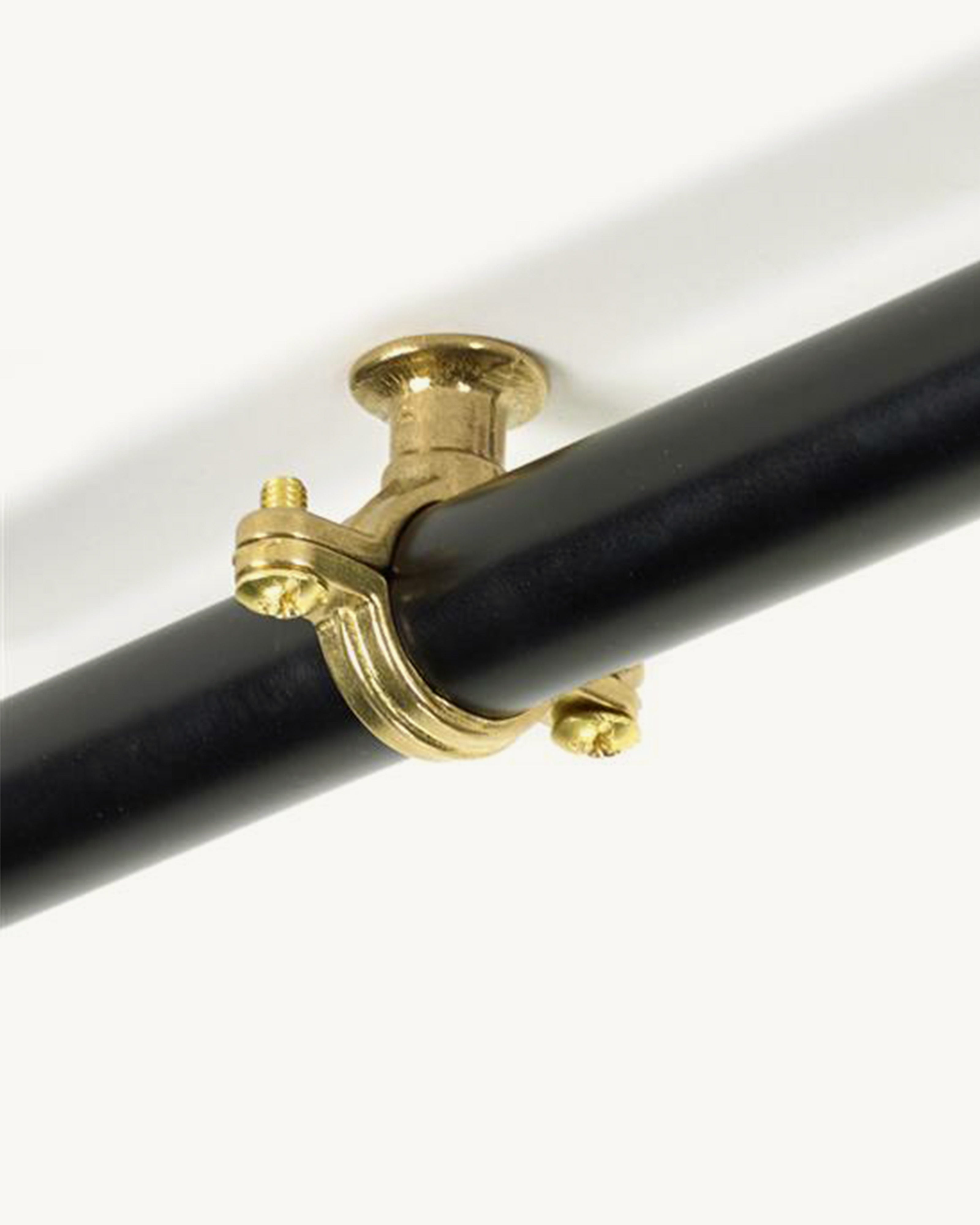bracket + screw + wall plug 2 sets messing – valerie_objects
